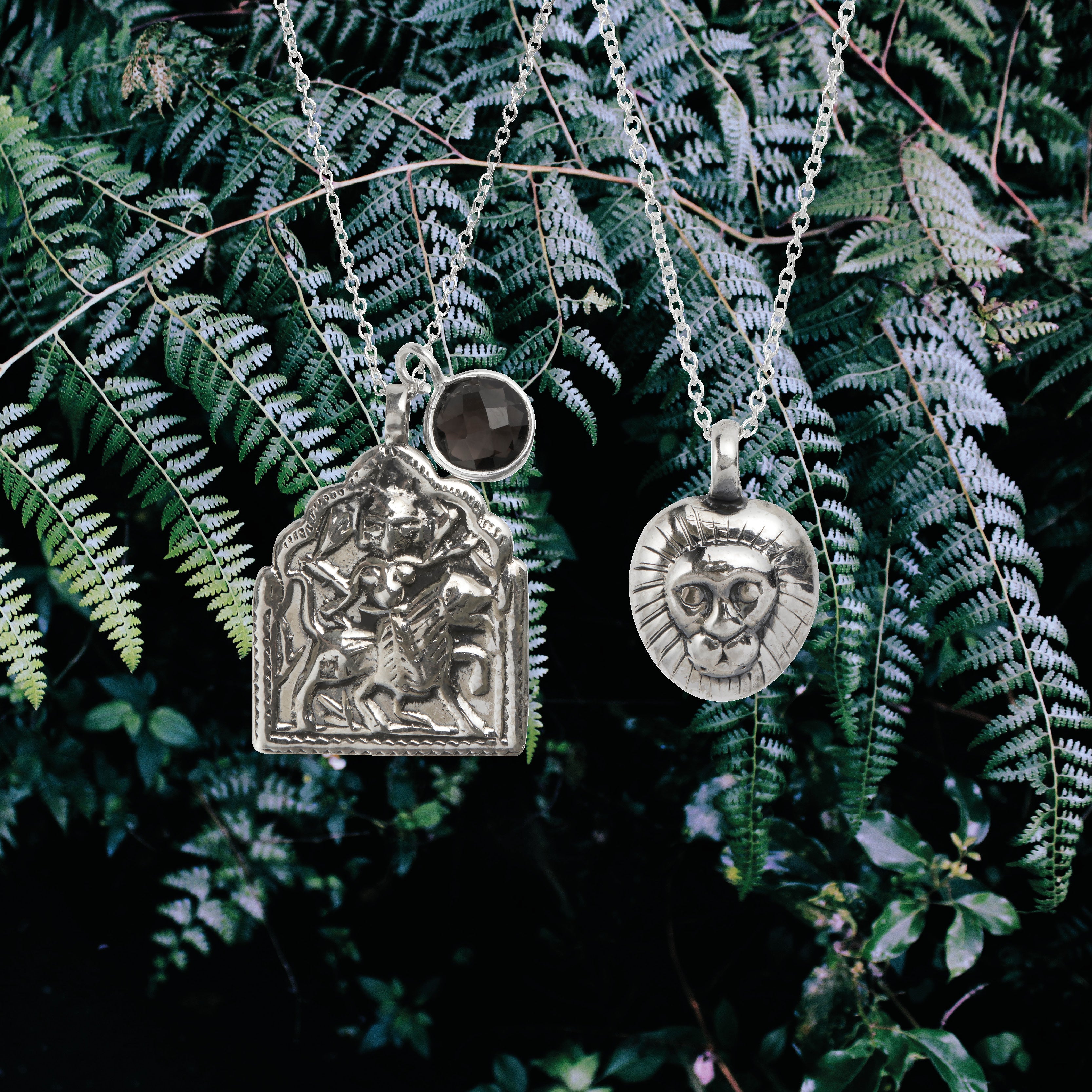 Silver Necklaces – Goddess Charms